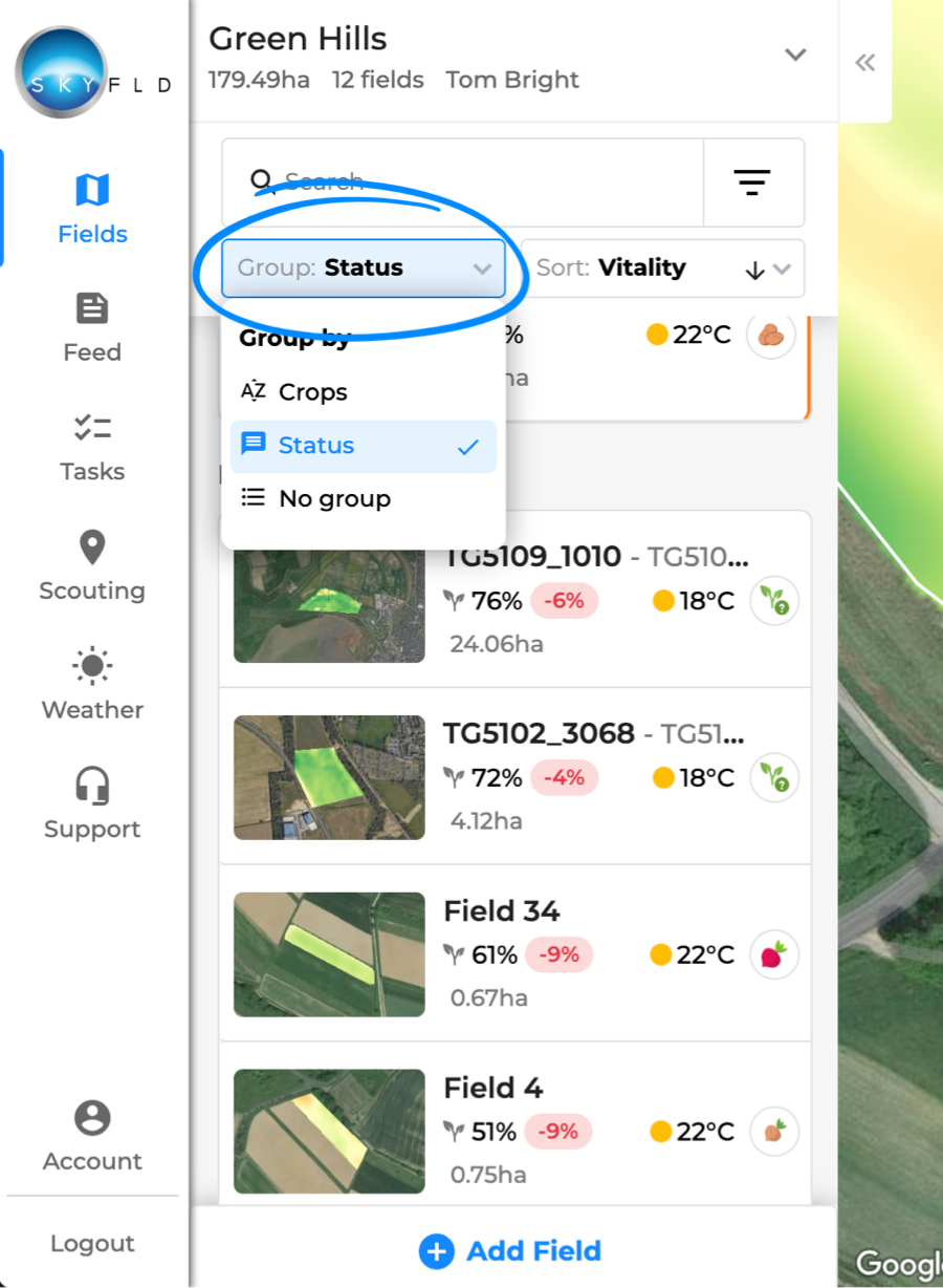 How to use the field list & filters – SKYFLD® - Help Center