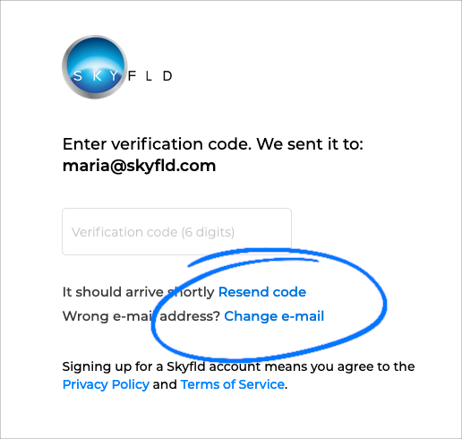Wie Sie ein SKYFLD®-Konto einrichten – SKYFLD® - Hilfezentrum