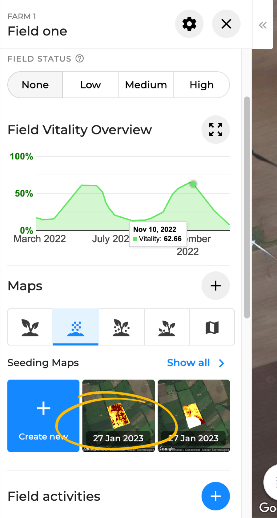 How To Copy Seeding Strategy To Other Fields Skyfld® Help Center